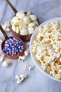 fireworks popcorn for Fourth of July - One Brass Fox